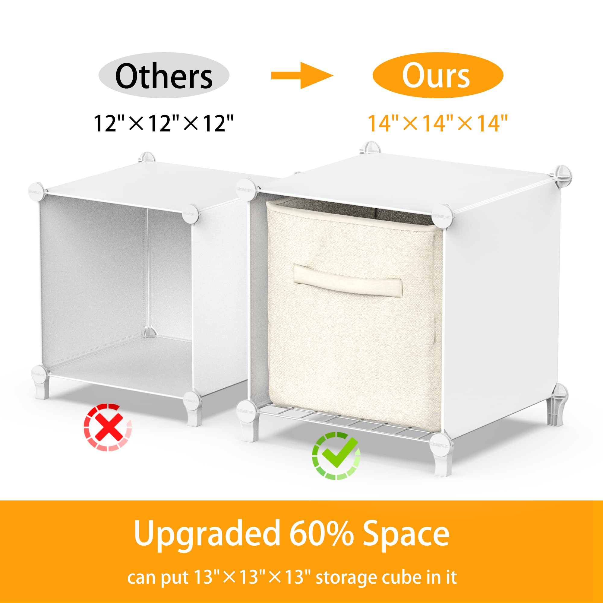 HOMIDEC Cube Storage Organizer