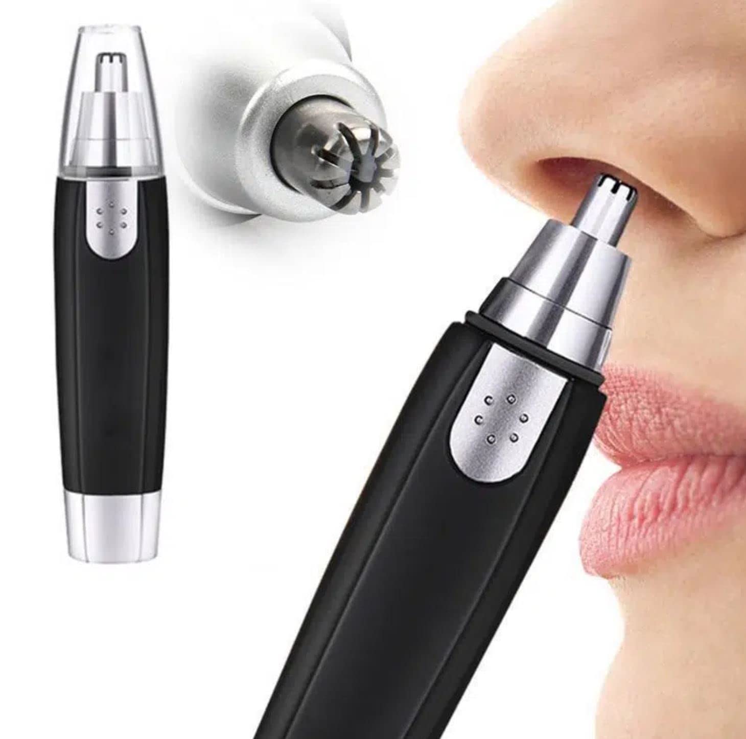 BJI Professional Waterproof Nose Ear Hair Trimmer for Men and Women - Cordless, Powerful, Portable, Easy to Use