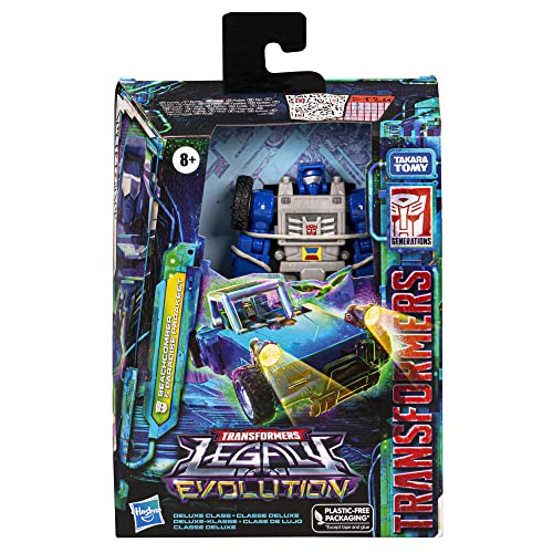 Transformers Toys Legacy Evolution Deluxe Beachcomber & Paradise Parakeet Toy, 5.5-inch, Action Figure for Boys and Girls Ages 8 and Up
