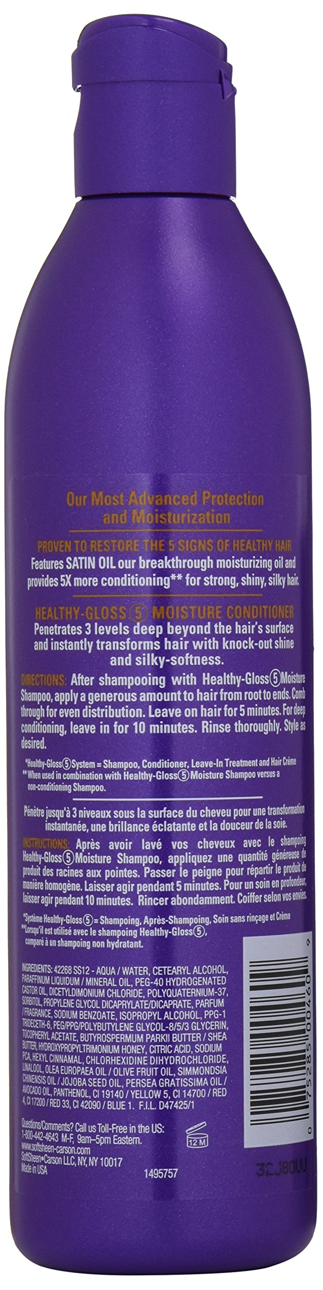 SoftSheen-Carson Dark and Lovely Healthy-Gloss 5 Moisture Conditioner with Satin Oil, 13.5 fl oz
