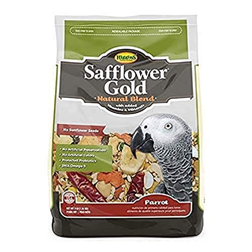 Higgins 466121 Safflower Gold For Parrots - 3 Pound