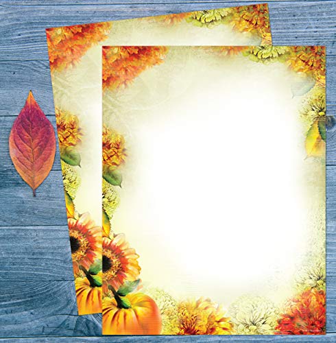 Great Papers! Autumn Foliage Letterhead, 80 count, 11" x 8.5" (2013285)