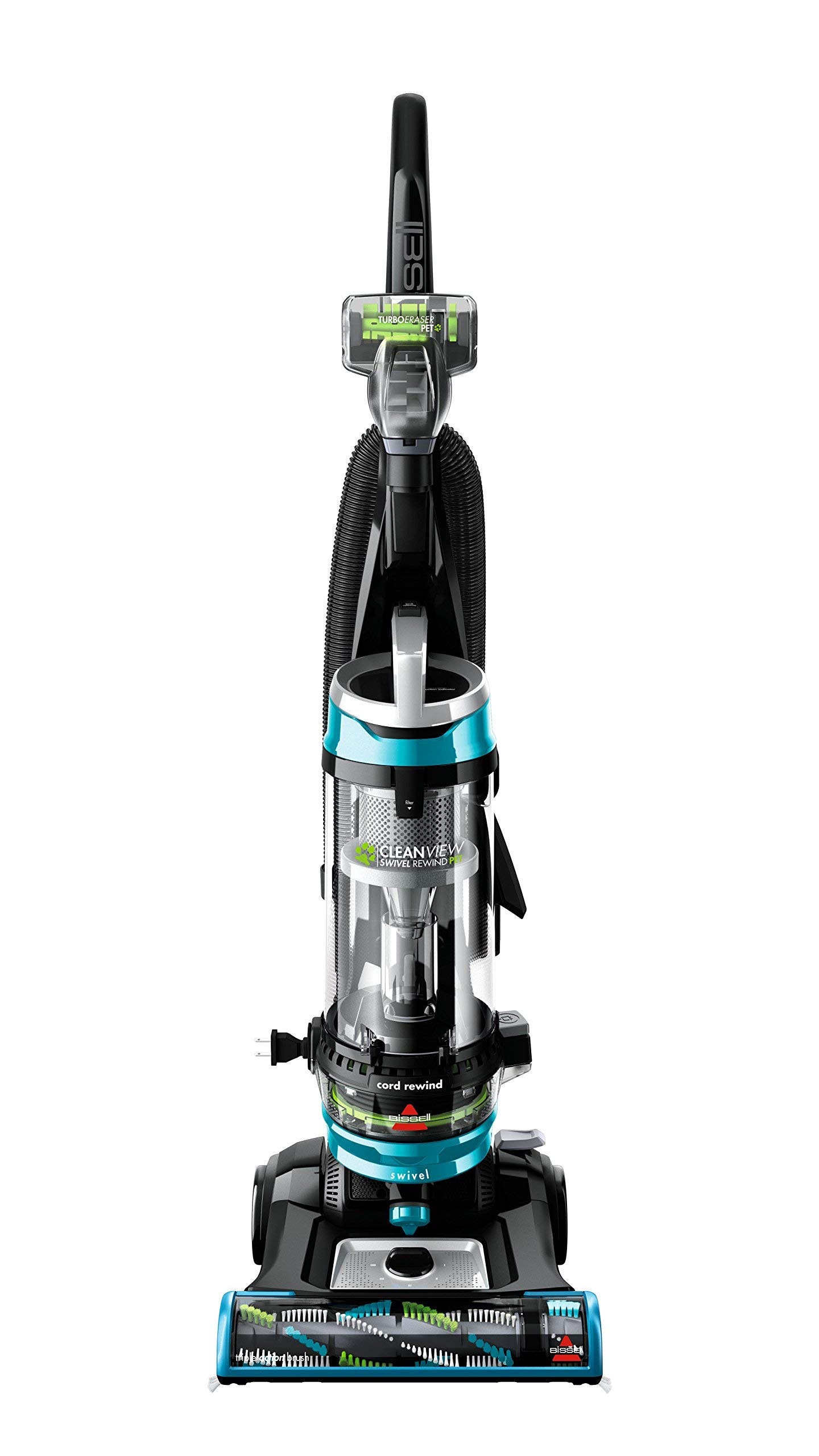 BISSELL Cleanview Swivel Rewind Pet Upright Bagless Vacuum Cleaner (Renewed)