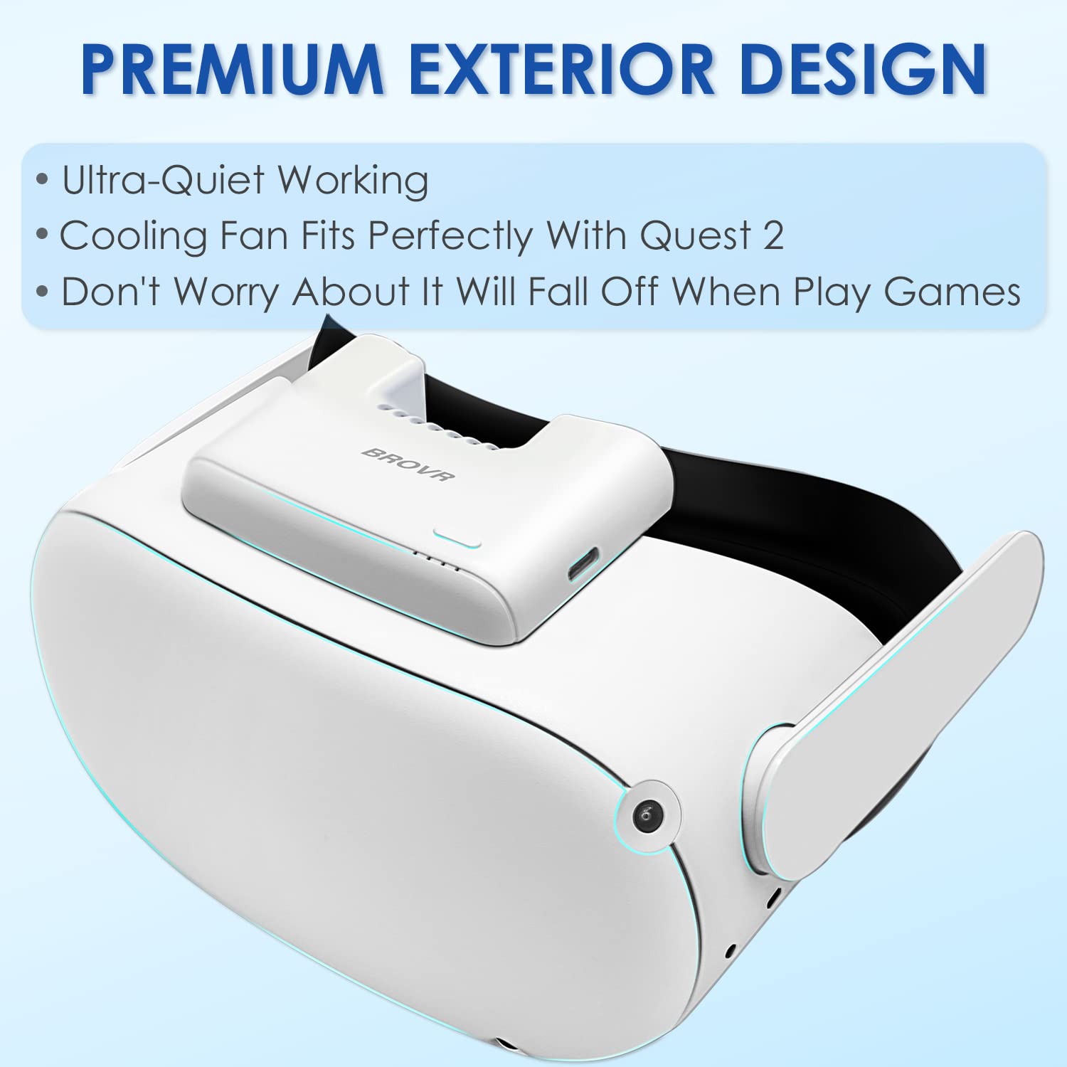 BROVR VR Face Cover with Cooling Fan
