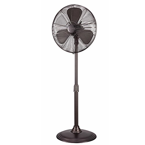 Hunter 90439 16” RETRO Stand Fan with Onyx Copper Finish