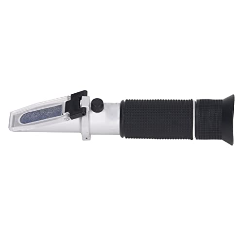 Brewery Refractometer Wine Refractometer Portable 0-80% Test Range Automatic Temperature Compensation for Measurement