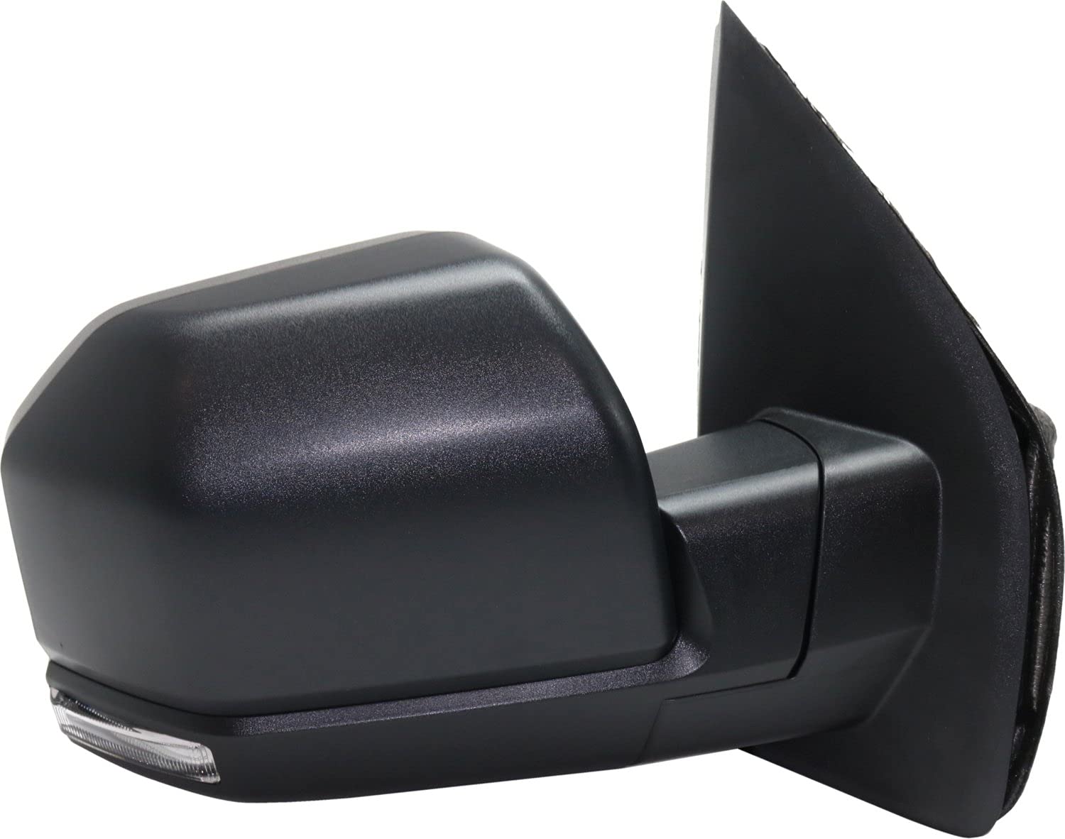 Kool Vue Driver & Passenger Side Power Heated Mirrors for Ford F-150 2015-2019 Power Fold With Signal Light, Blind Spot Monitor; without Memory Textured w/o 360-Degree Cam