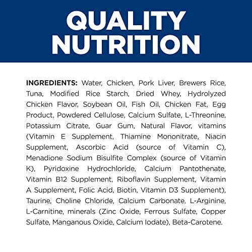 Hill's Prescription Diet k/d Kidney Care with Tuna Wet Cat Food, Veterinary Diet, 5.5 oz. Cans, 24-Pack