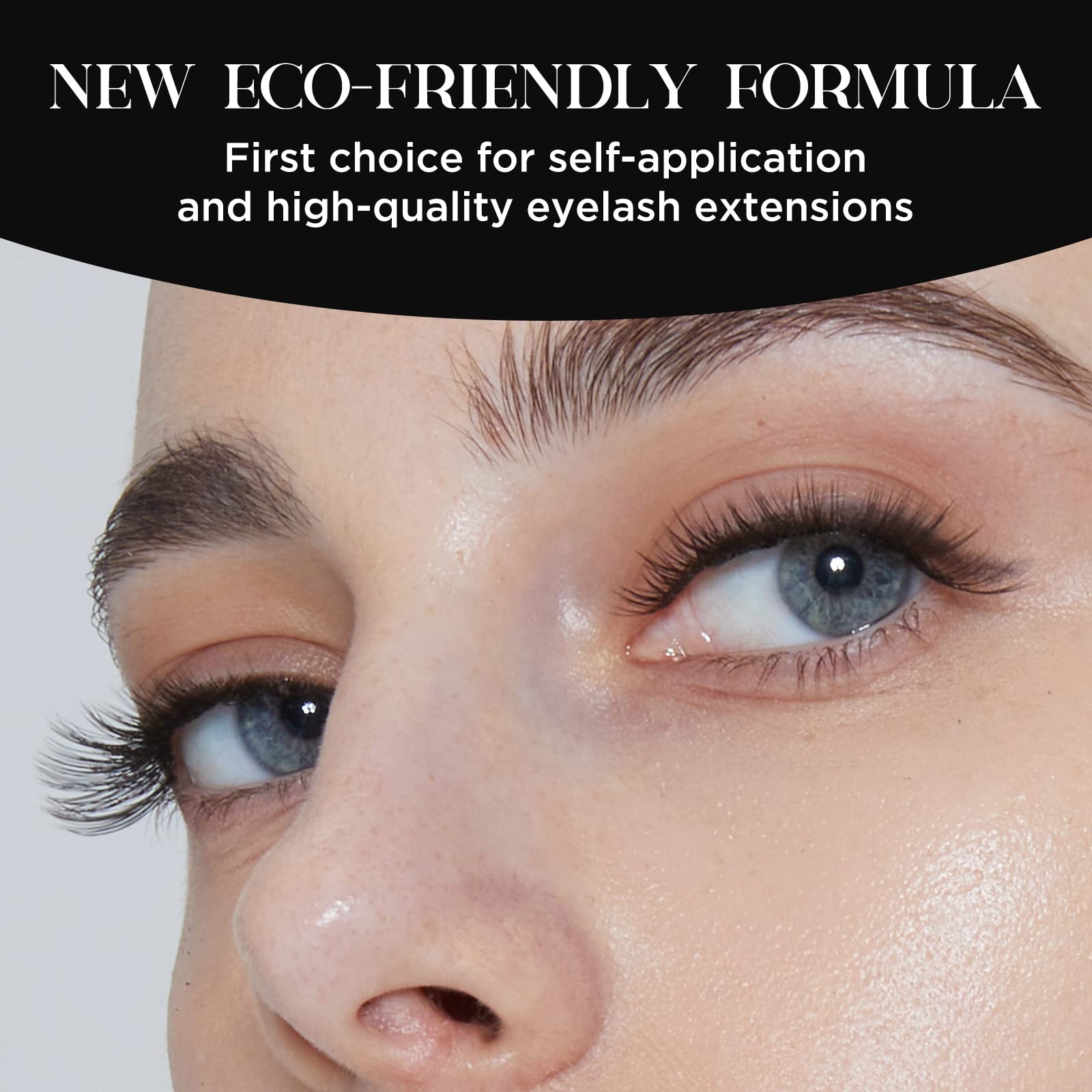 BEYELIAN Individual Lash Glue, DIY Lash Clusters Glue, 3-4 Sec Drying Time Eyelash Extension Adhesive for Professional and Self Use Individual Cluster Lashes, No Irritation, Black 5ml