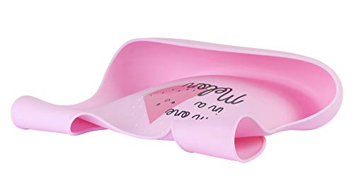 Kiddo Feedo Silicone Baby Bibs, Soft, Adjustable, Waterproof and Non Messy, Designed in Sweden, Pink