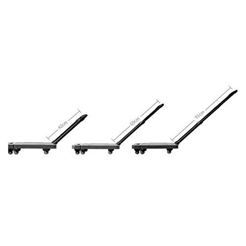 BJL-Hang Truck Trolley Van Mini Trailer Hand Truck Small Cart Pull The Truck Folding Portable Trolley Household Microtake OYO (Color : D)