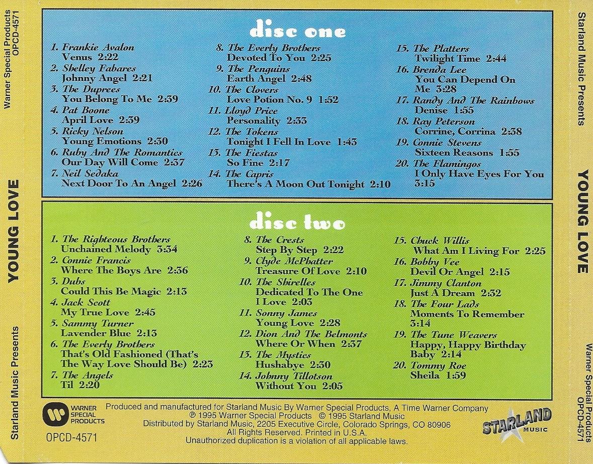 Starland Music Presents: Young Love CD (2 Discs)