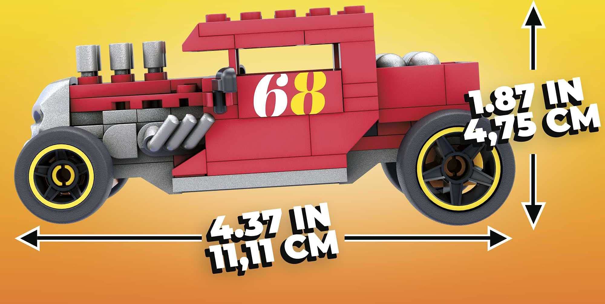 Hot Wheels Mega Construx Bone Shaker Construction Set, Building Toys for Kids 5 Years and Up