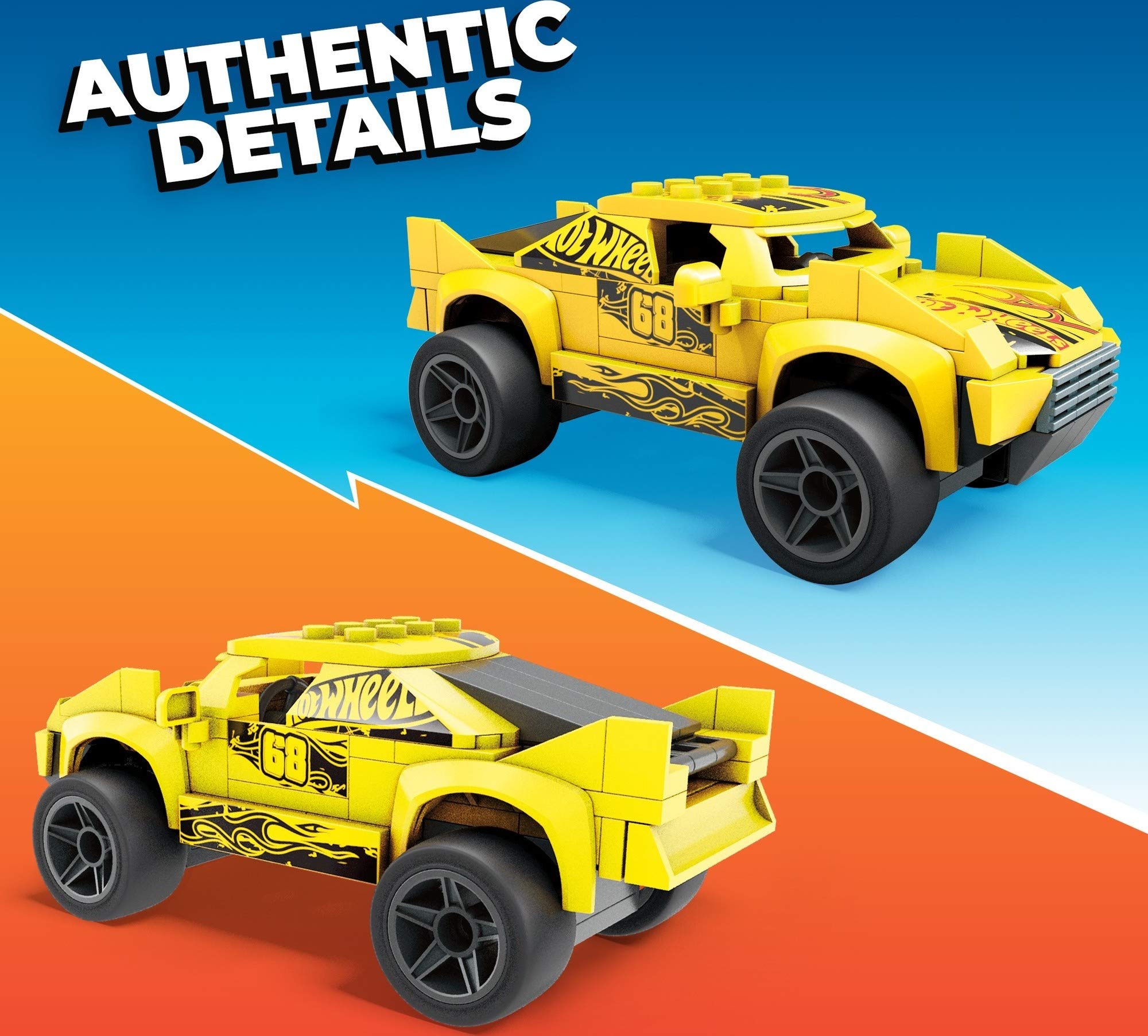 Hot Wheels Mega Construx Baja Truck Construction Set, Building Toys for Kids