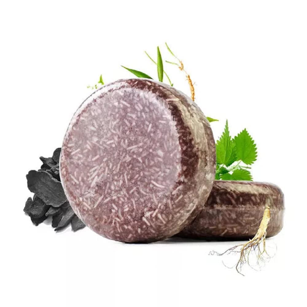 Black Hair Darkening Shampoo Bar, Black Hair Darkening Soap, Black Hair Darkening Shampoo, A Good Helper for Moisturize and Repair Hair Damages (1 Pcs)