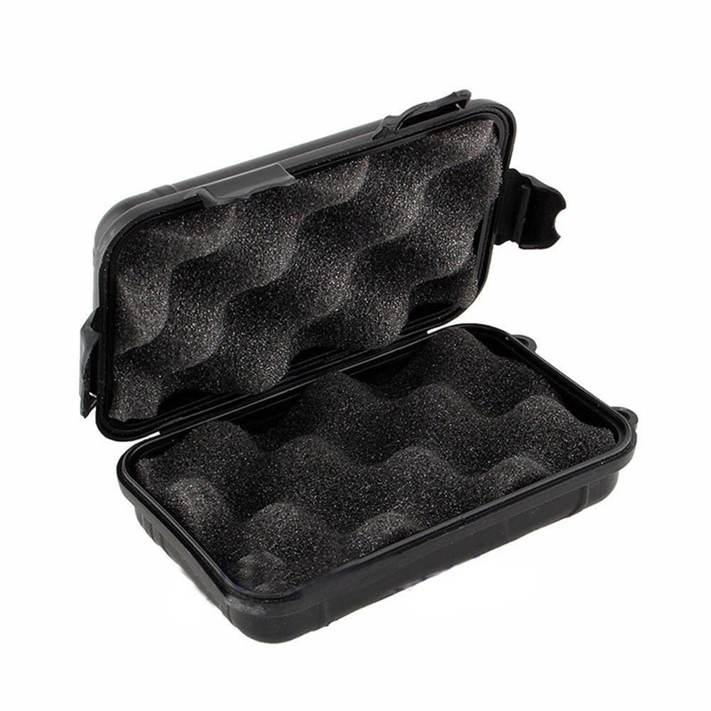 bjlongyi Outdoor Tool Storage Box,Container Shockproof Waterproof Survival Gear Travel Supplies Army Green