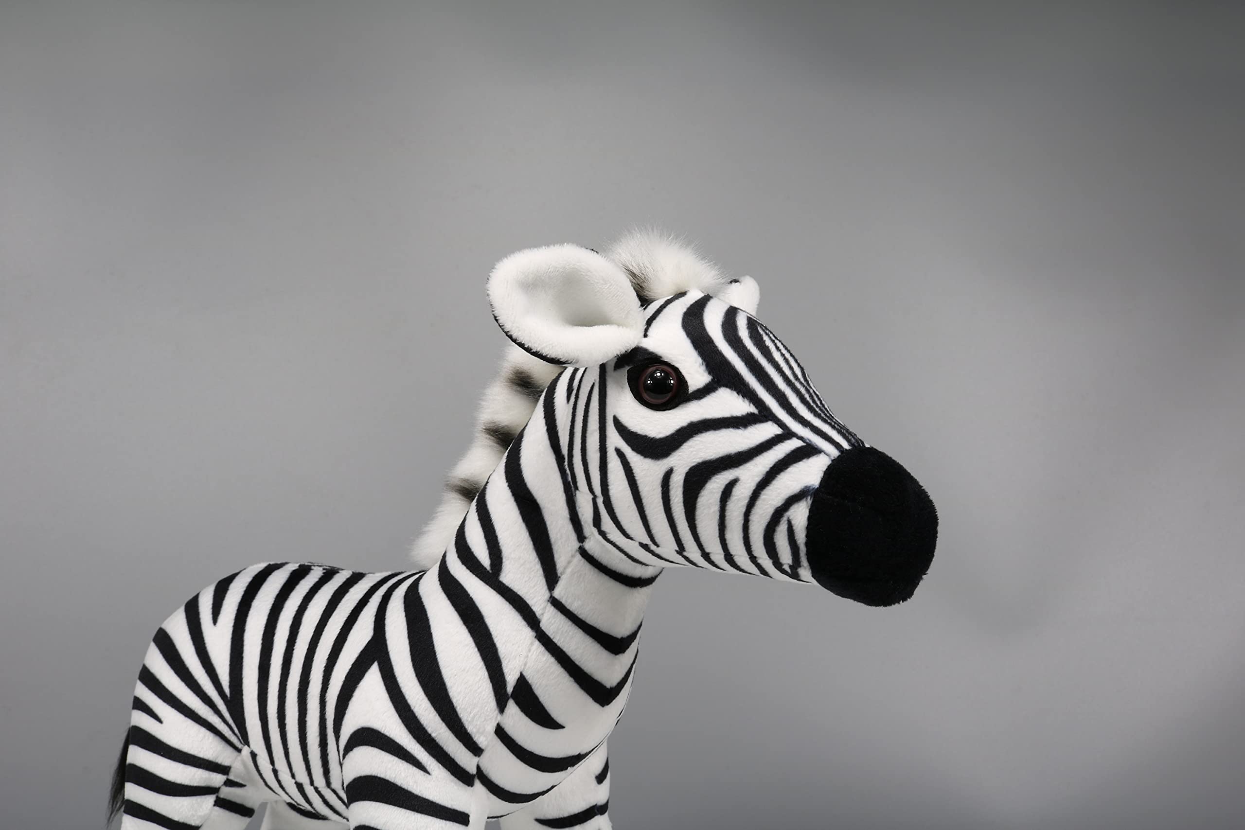 Ice King Bear Wild Animal Stuffed Animals Zoo Family Plush Toy (Zebra 11 Inches)