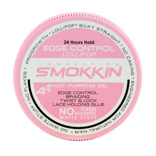 Infinix Smokkin Hair Gel 4 in1 | Multi purpose | Edge control | Twist & Lock | Holding 24 Hours - LOLLIPOP- No Flakes,Alcohol & White stuff