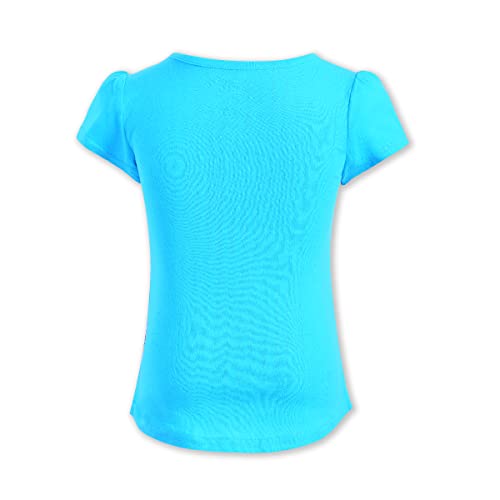 L.O.L. Surprise! Dolls Girls’ Short Sleeve Shirt 4 Pack for Little and Big Kids – Grey/Pink/Red/Blue