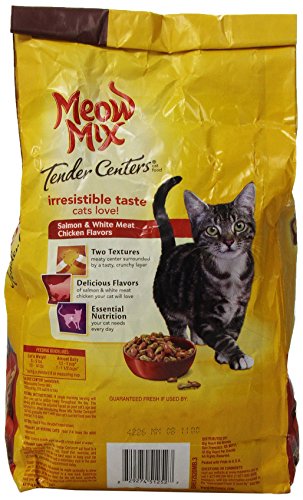 Meow Mix Tender Centers, 3-Pound (Pack of 3), Salmon & Chicken