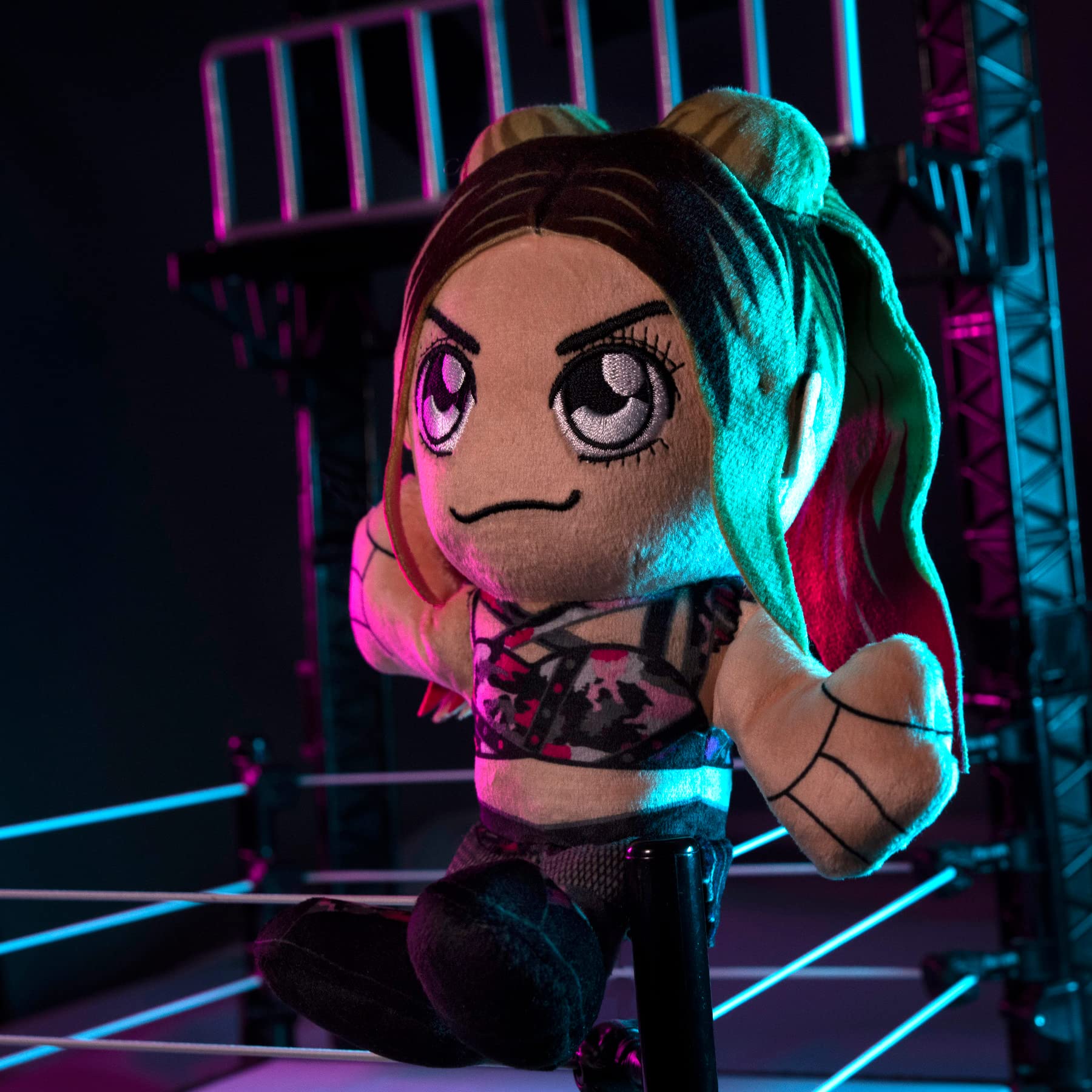 Bleacher Creatures WWE Roman Reigns 8" Kuricha Sitting Plush (G.O.D. Mode)- Soft Chibi Inspired Toy