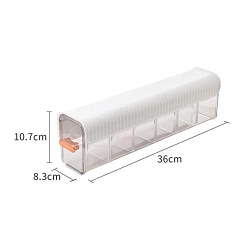 Closet Organizer, Wall mounted underwear storage box (IVORY WHITE)