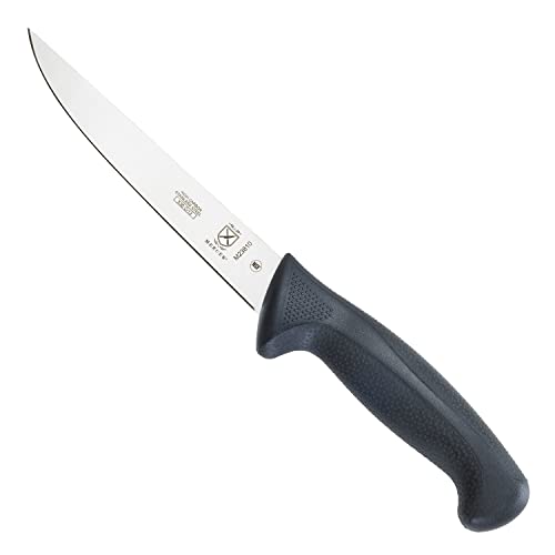 Mercer Culinary M23810 Millennia Black Handle, 6-Inch Wide, Boning Knife