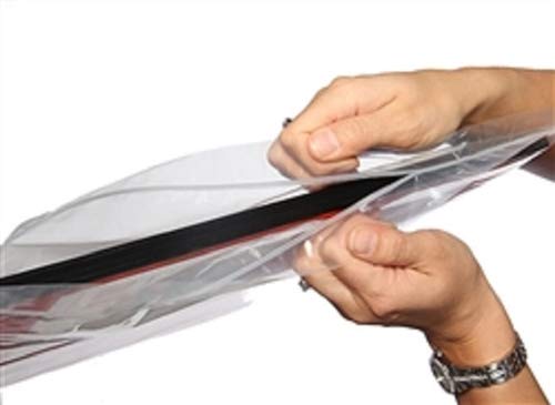 Colortrieve X-Ray Cassette/Receptor Cover - 16" x 19" Zip Top Bag, Fits 14x17" Cassette, 4 mil, Box of 250