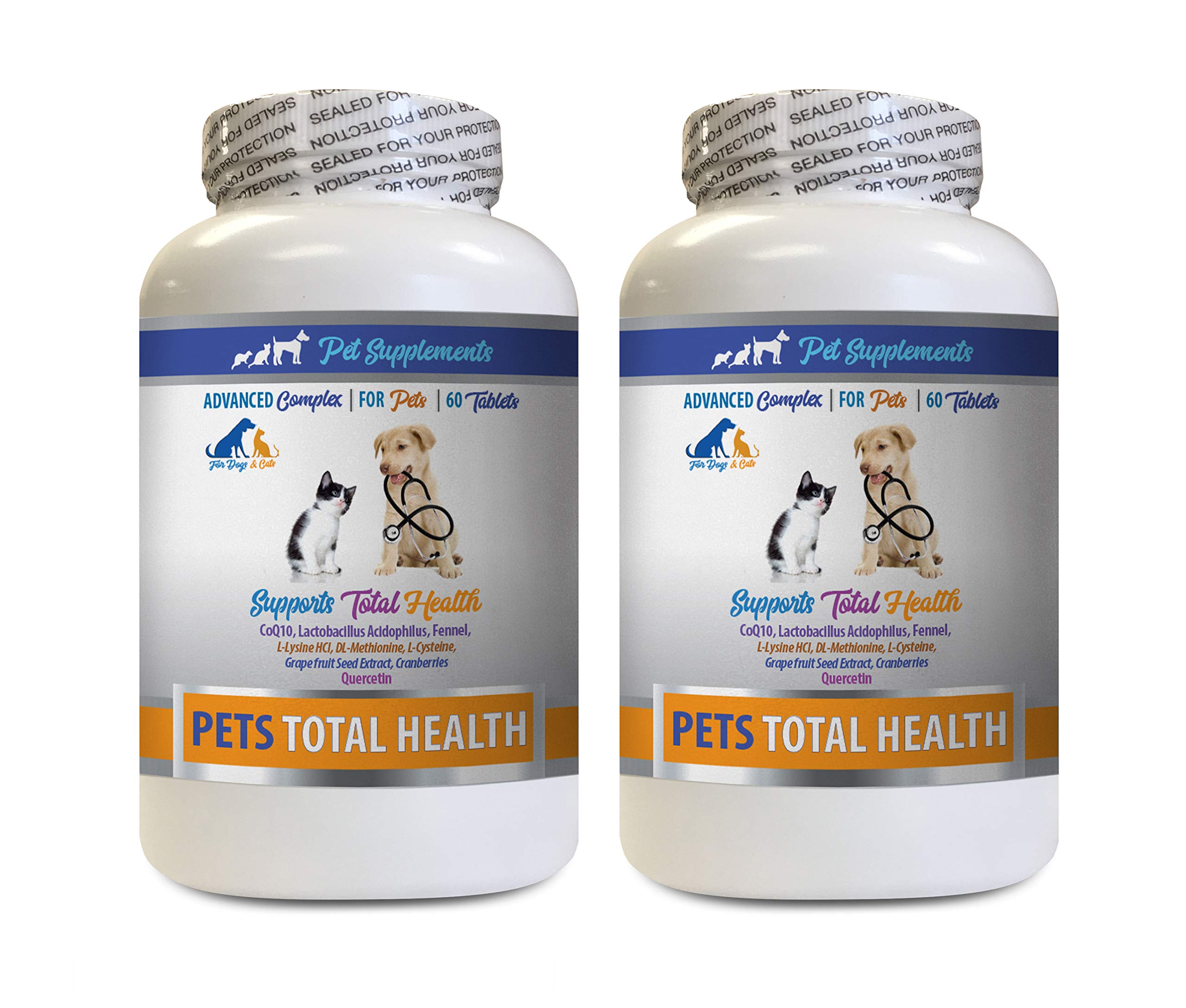 Dog Joint Supplement Chews - Pets Total Health Support - for Dogs and Cats - Healthy Joints Eyes Teeth Hair Skin - Dog astaxanthin - 2 Bottles (120 Tablets)