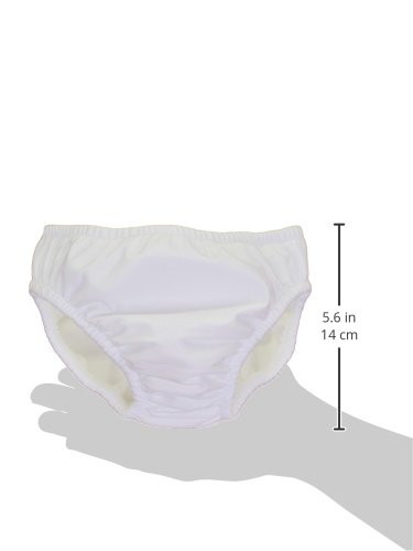 My Pool Pal Reusable Swim Diaper, White, 18 Months