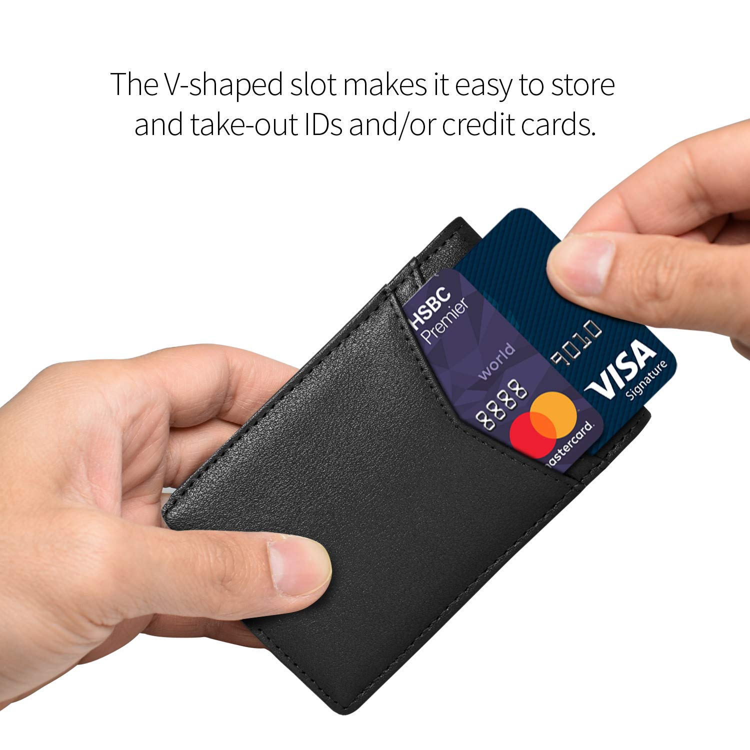 iPick Image made for - Nissan 370Z Z Logo Black PU Leather Slim RFID Resistant Bi-fold Men Wallet