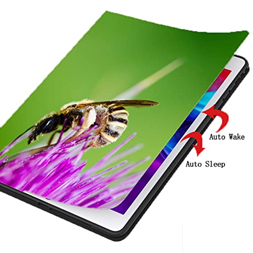 Hubin for New iPad 9.7 2018 2017 / iPad Air 2 / iPad Air 1 Case, Puppy Grass Wolf Cub Whit Auto Sleep/Wake Up
