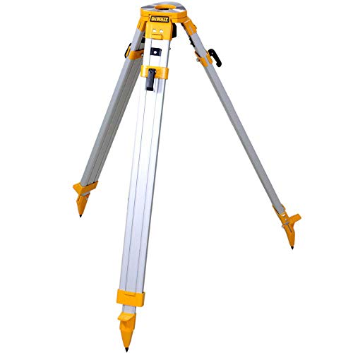 DEWALT Tripod, 11-Threaded, Flat Head, 5/8-Inch (DW0736),Black