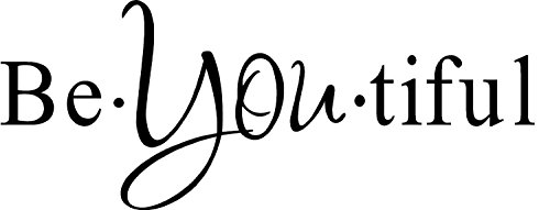 Beautiful - Be You Tiful Dye Cut Decal Vinyl Sticker Auto Car Truck Wall Laptop 8" Wide - Black Color