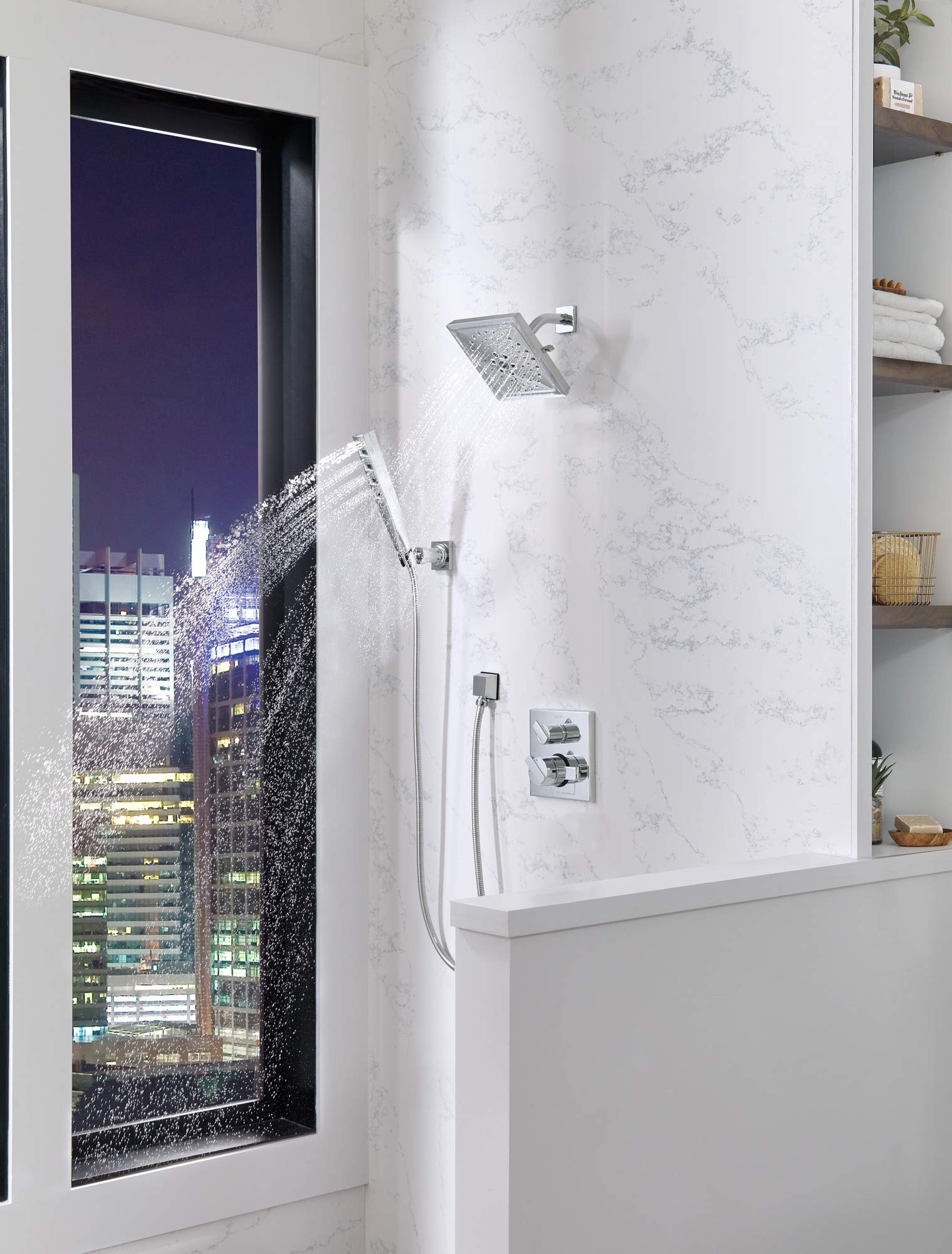 Delta Faucet Ara 17 Series 6-Setting Integrated Diverter Valve Trim Kit, Gold Diverter Valve Trim Kit, Shower Trim Kit, Champagne Bronze T27967-CZ (Valve Not Included)