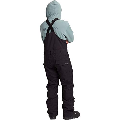 Burton Men's Reserve 2L Bib Pants (Short), True Black, S