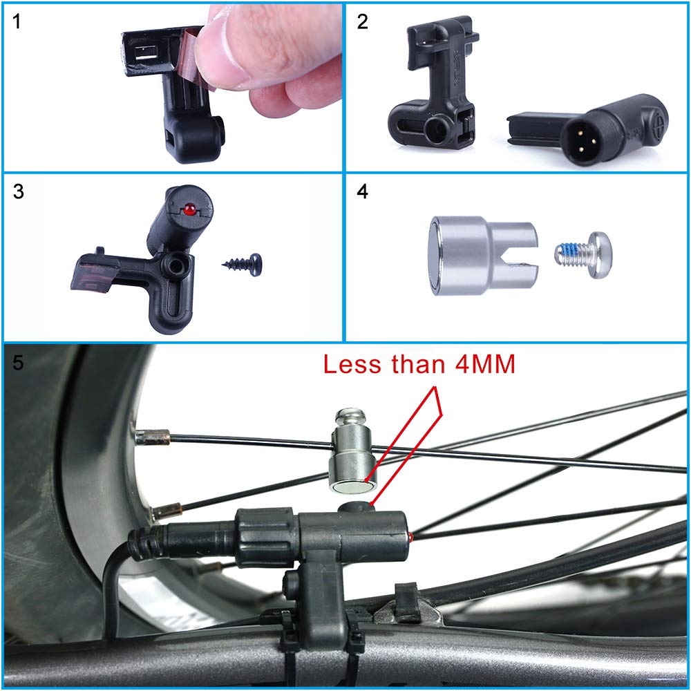 BAFANG Electric Bicycle Speed Sensor Bike Speed Detection Parts Electric Bike Accessories