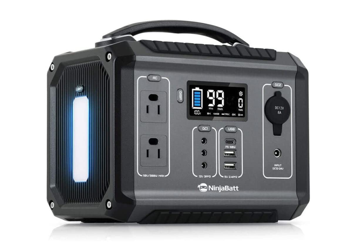 T POWER 15V Charger for Rockpals Rockpower NinjaBatt Okpro Portable Power Station 200W 250W 300W & 500 Watt Solar Generator Ac Dc Adapter Power Supply
