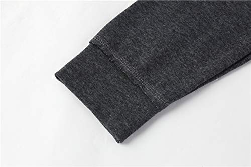 Fashare Womens V Neck Hoodies with Pockets Long Sleeve Striped Pullover Tops Sweatshirt Dark Gray