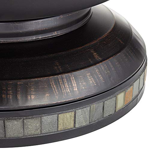 Bristol Black Iron Outdoor Fire Pit Round 35" Steel Mesh Wood Burning with Spark Screen and Fire Poker for Outside Backyard Patio Camping Deck - John Timberland