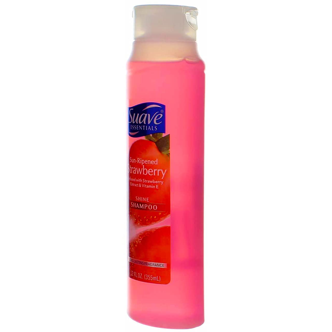 Suave Shampoo, Sun-Ripened Strawberry Family-Size 2-Pack β Energizing Shampoo with Strawberry Extract & Vitamin E, 22.5 Oz Ea