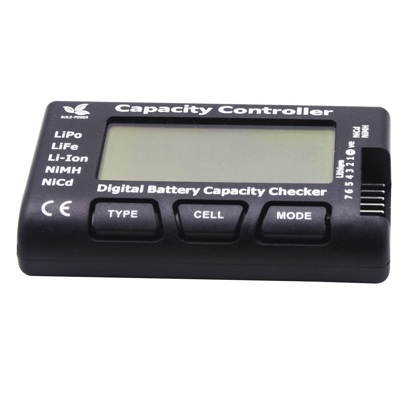 Blomiky 5 in 1 Lipo Li-ion Life NiCd NiMH Battery Cell Capacity Percentage Checker Voltage Tester Battery Balancer Cell Meter 7