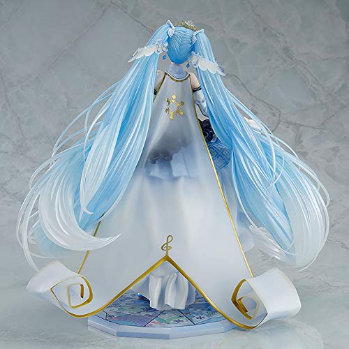 Good Smile Character Vocal Series 01: Hatsune Miku Snow Princess Version 1: 7 Scale PVC Figure,Multicolor,G94134