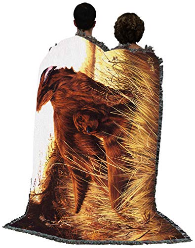 Pure Country Weavers Irish Setter Blanket by Robert May - Gift for Dog Lovers - Tapestry Throw Woven from Cotton - Made in The USA (72x54)