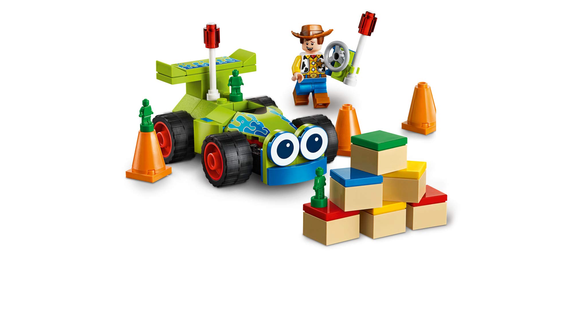 LEGO Disney Pixar’s Toy Story 4 Woody & RC 10766 Building Kit (69 Pieces)