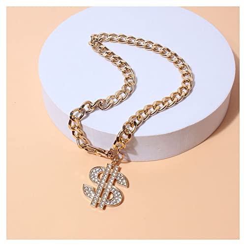 KOSMOS-LI Necklace for for Small Dog Dollar Pendants Cute Pet Jewelry