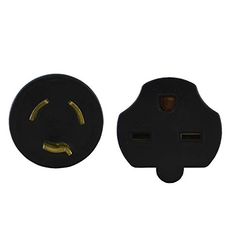 Conntek 30121 NEMA L6-15P to NEMA 6-15R UNO Locking Plug 250-Volt Adapter