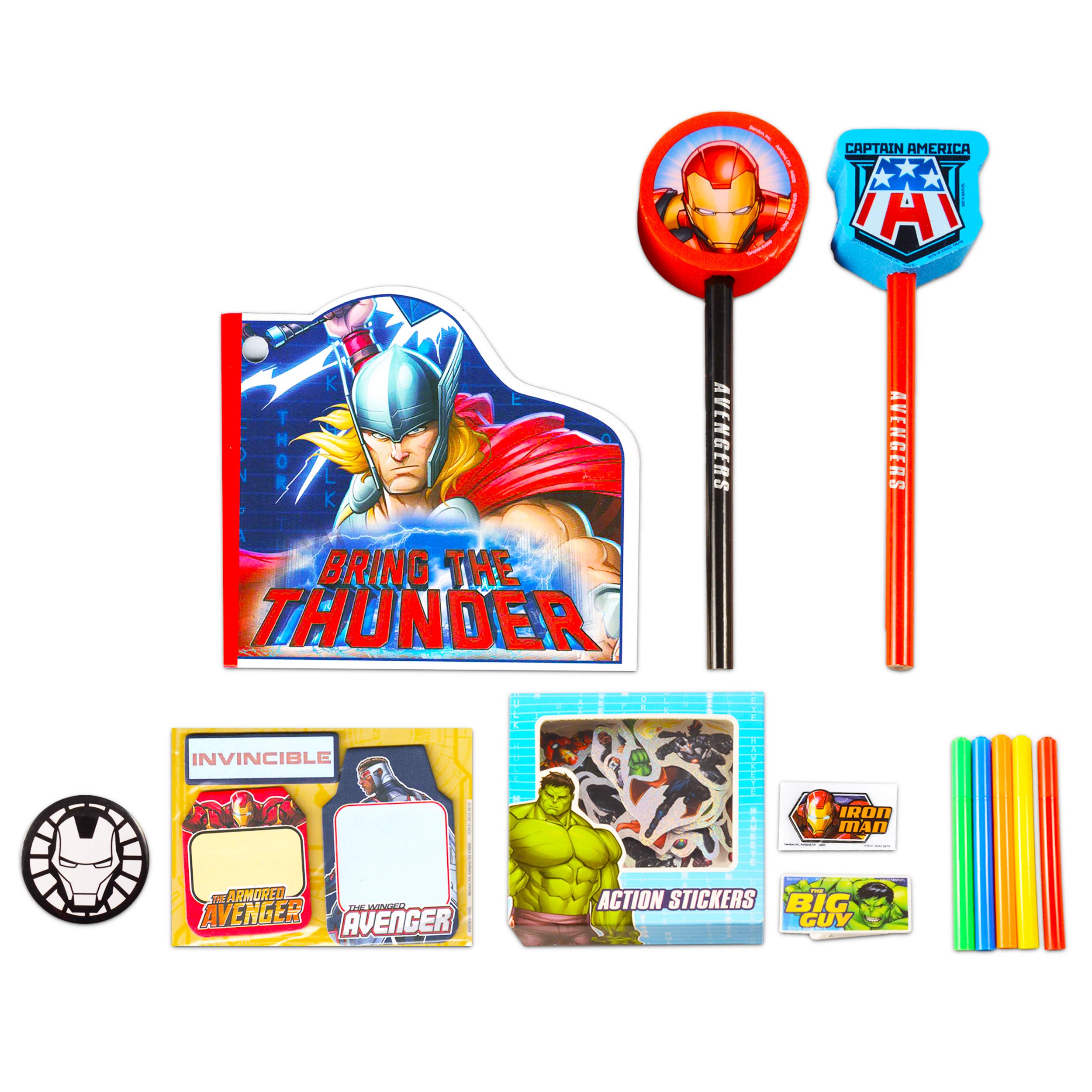 Marvel Avengers Activity Set for Kids - Ultimate Superhero Arts and Crafts Bundle with Activity Book, Pads, Stickers, and More