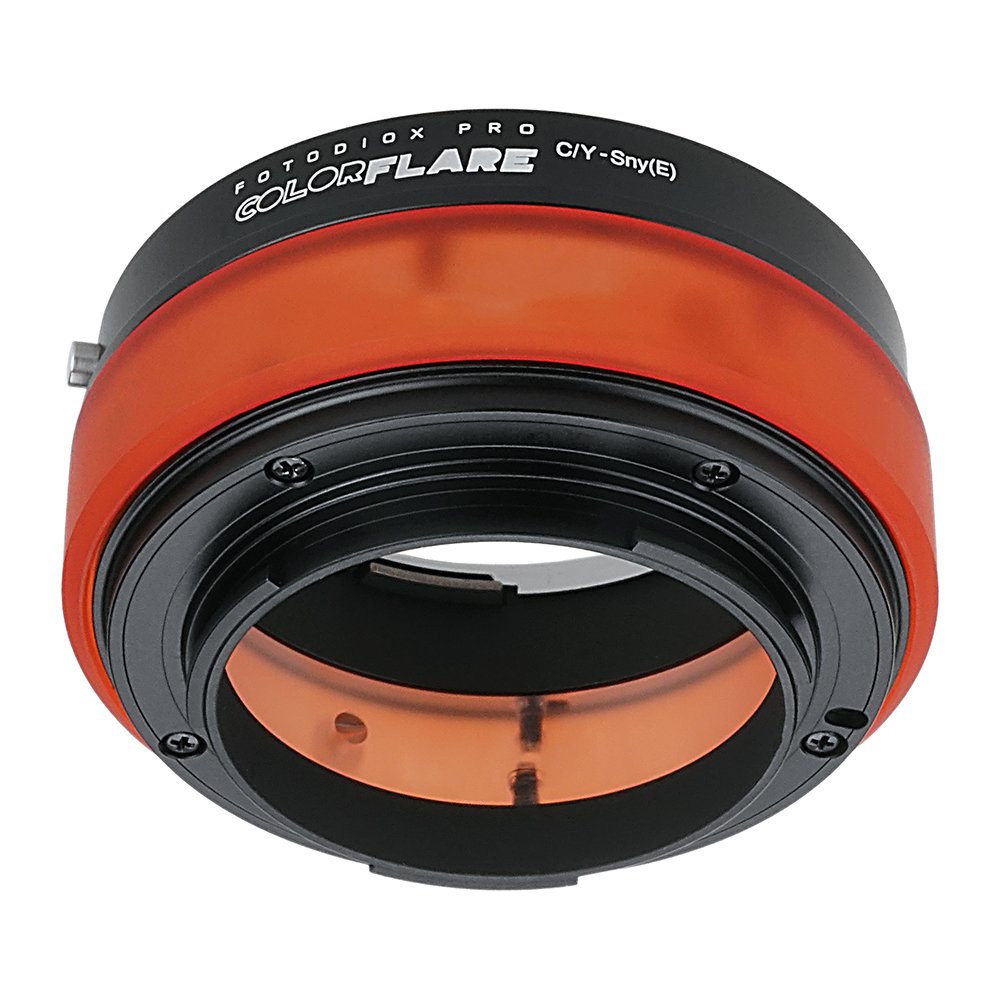 ArtFX ColorFlare Adapter for Contax/Yashica (CY) SLR Lens to Sony Alpha E-Mount Mirrorless Camera Body - Light Leak/Flare Inducing Adapter from Fotodiox Pro