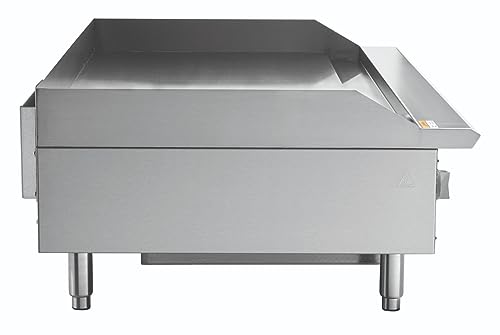 Kratos 29Y-009 48" Commercial Restaurant Gas Countertop Griddle, Thermostatic Controls, 4 Burners, 120,000 BTU Output